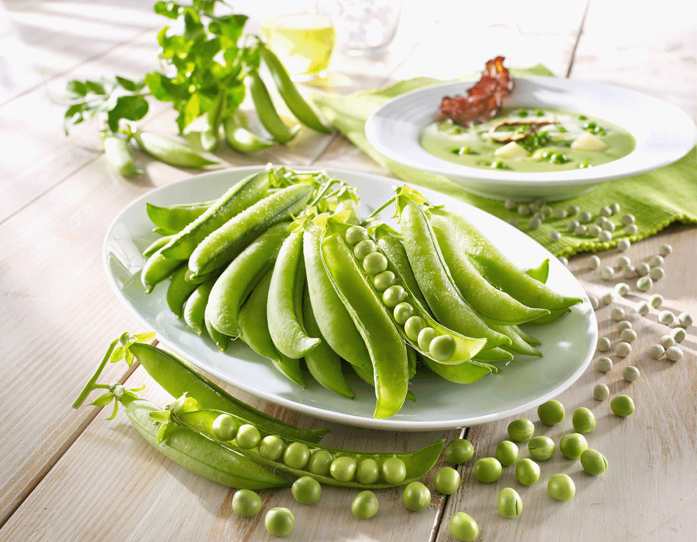 Erbsen: Anbau, Pflege, Ernte, Keimdauer & Sorten