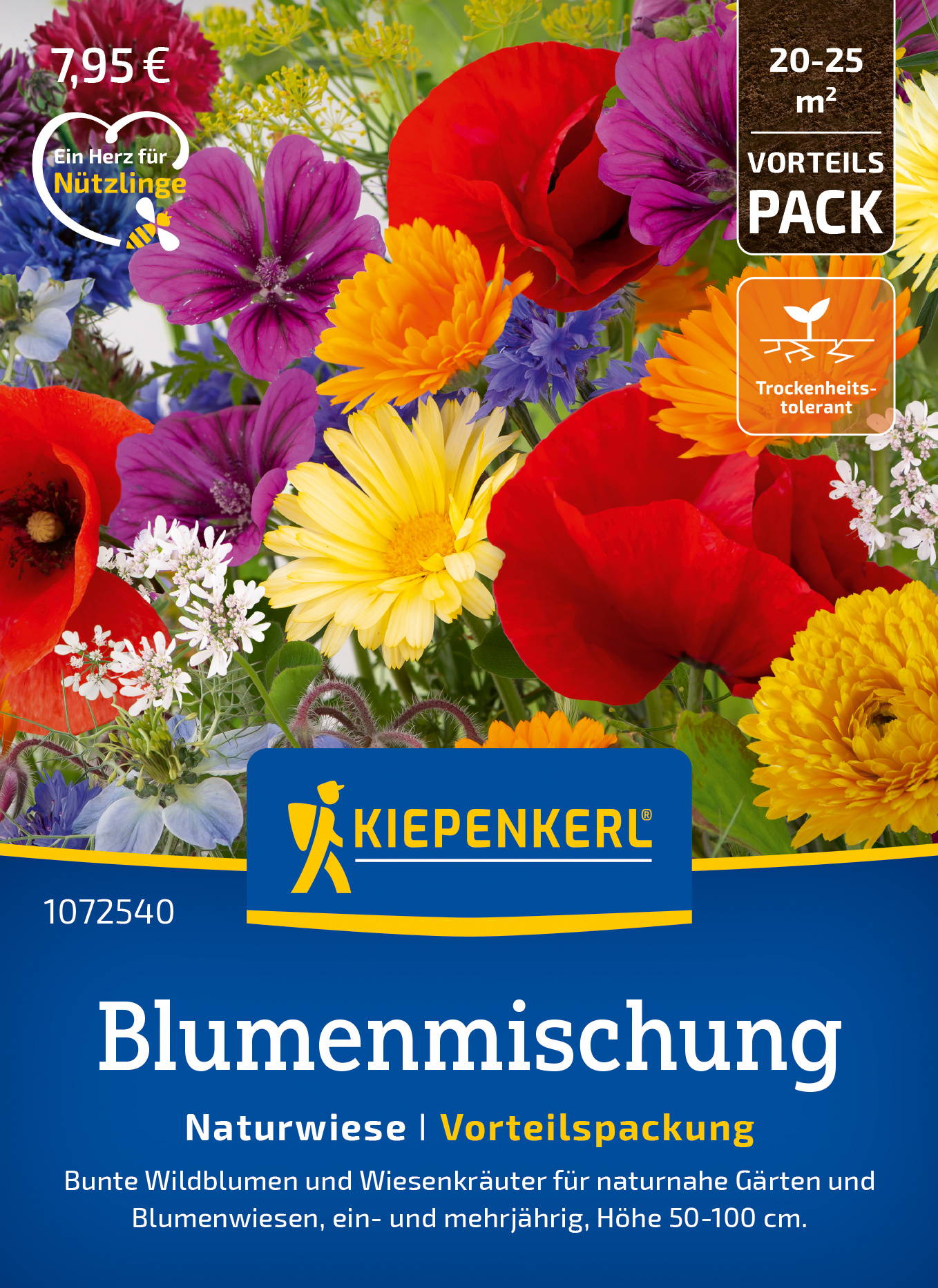 Blumenmischung Naturwiese, Vorteilspackung