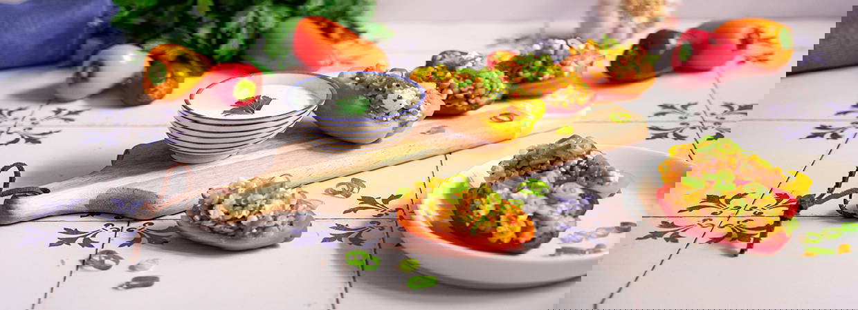 Gefüllte Snackpaprika